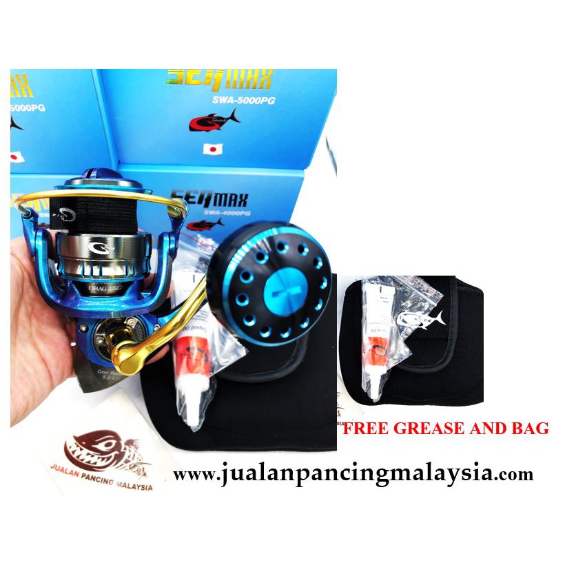 GTECH 2021 SEA MAX SW LIMITED EDITION SPINNING FISHING REEL | Shopee ...