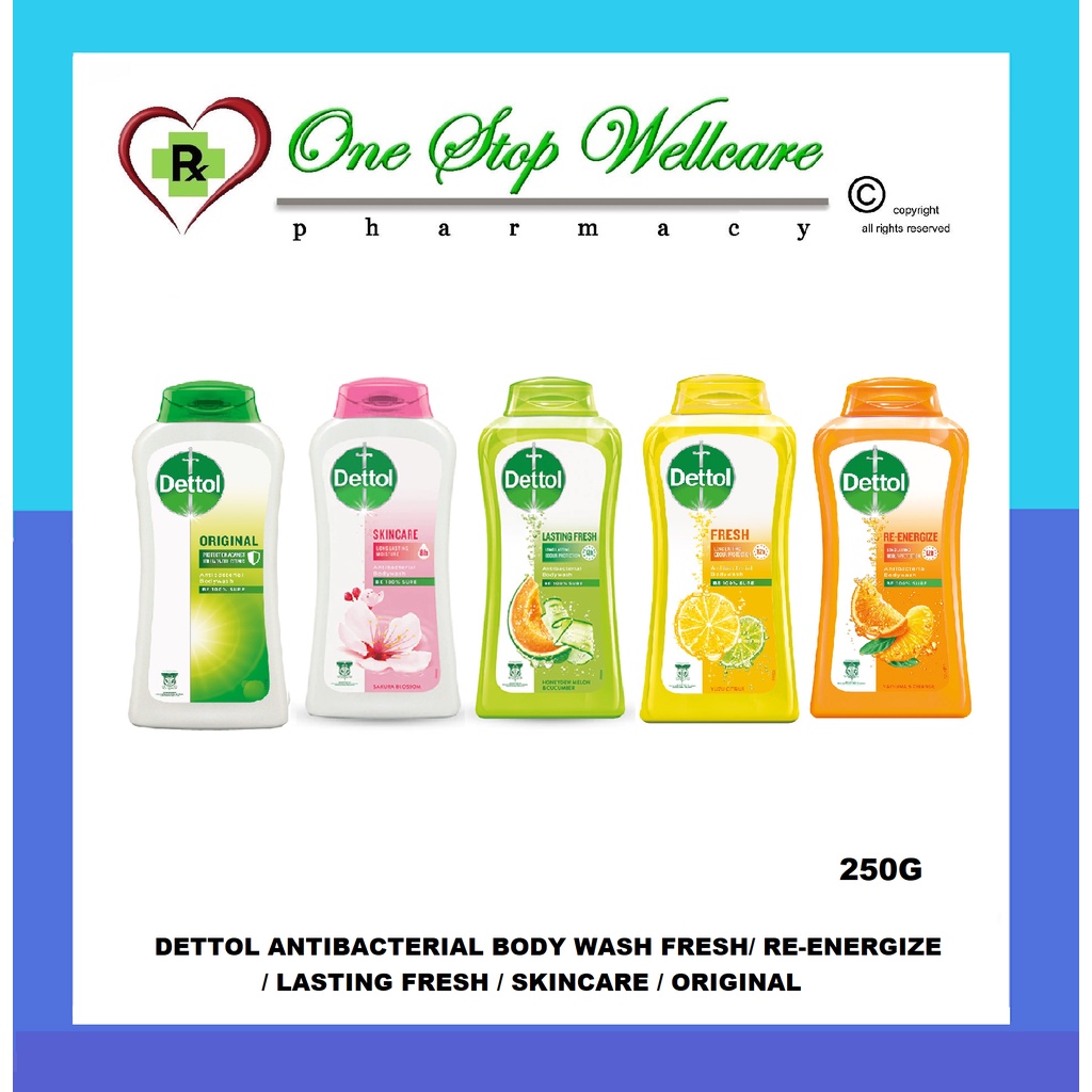 Dettol Antibacterial Body Wash Fresh Re Energize Lasting Fresh