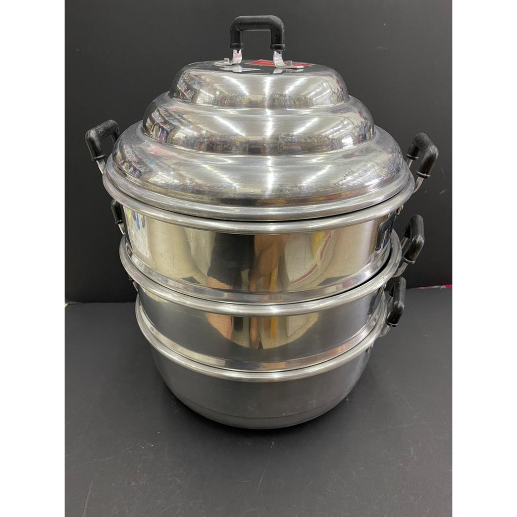 Aluminium 3 Layer Steam Pot PERIUK PENGUKUS CAP ZIRAFAH aluminium steam ...