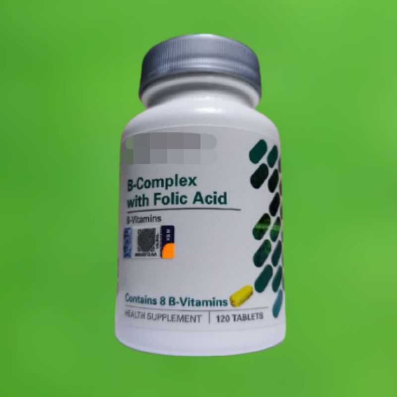 B Complex Folic Acid Vitamin B 120 tablets Ready Stock | Fast Shipping ...