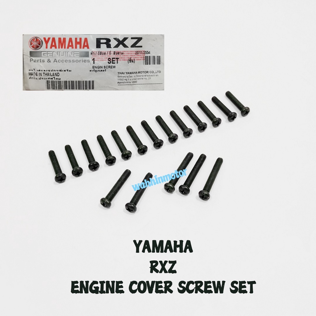 Yamaha RxZ Magnet + Clutch Cover Screw Set ENGINE SCREW BOLT SKRU KIRI ...
