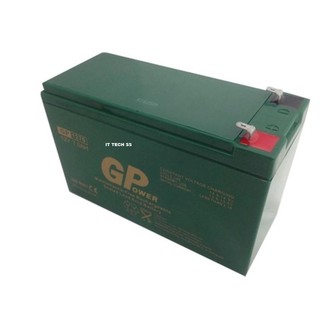 GP (GPOWER) GPOWER 12V 7.2Ah PREMIUM Recharge Sealed Lead Acid Battery ...