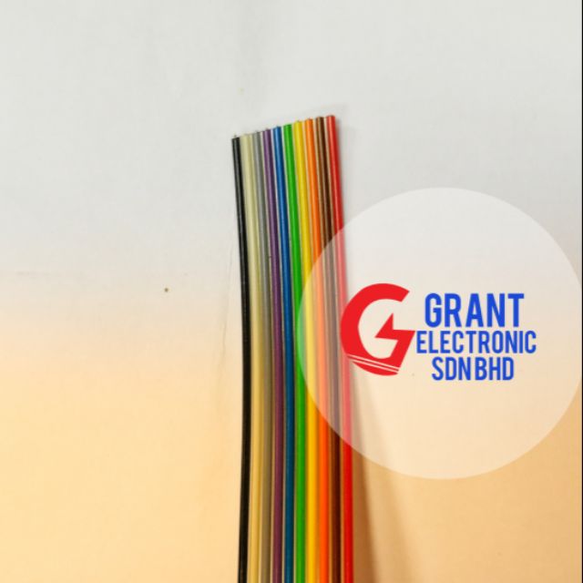 1m X Ribbon/Rainbow Cables 10 way | Shopee Malaysia