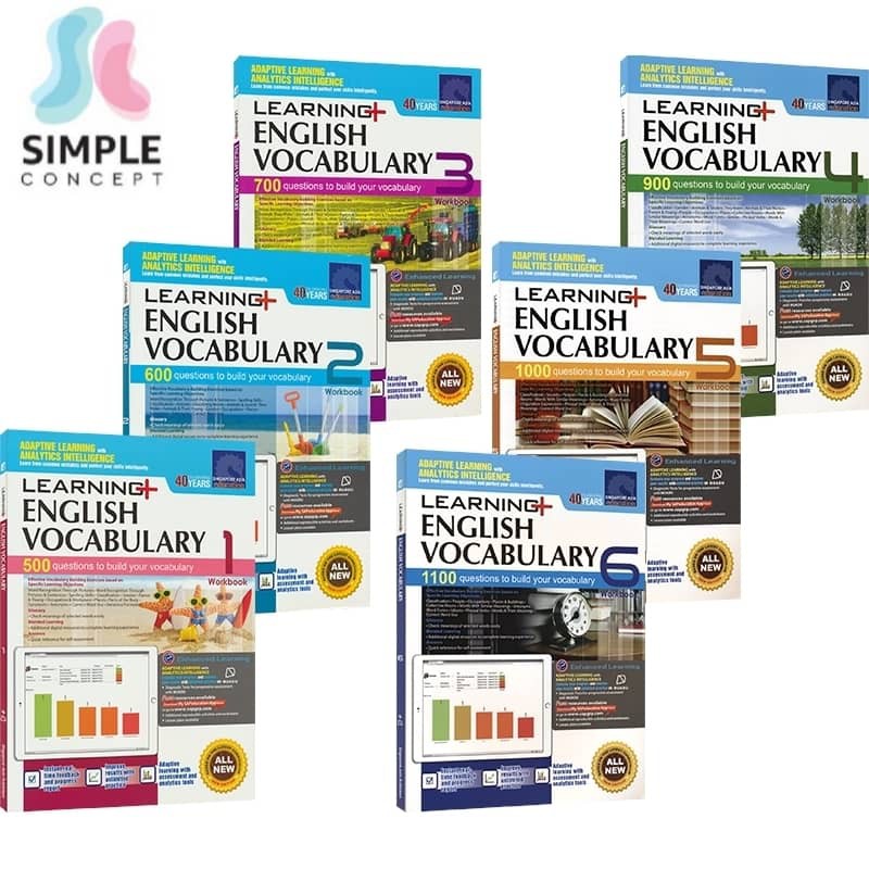 (READY STOCK) SAP Learning English Vocabulary Singapore Syllabus books ...