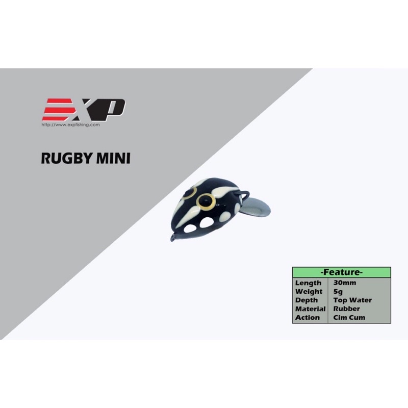 EXP RUGBY MINI SOFT FROG 30MM 5G | Shopee Malaysia