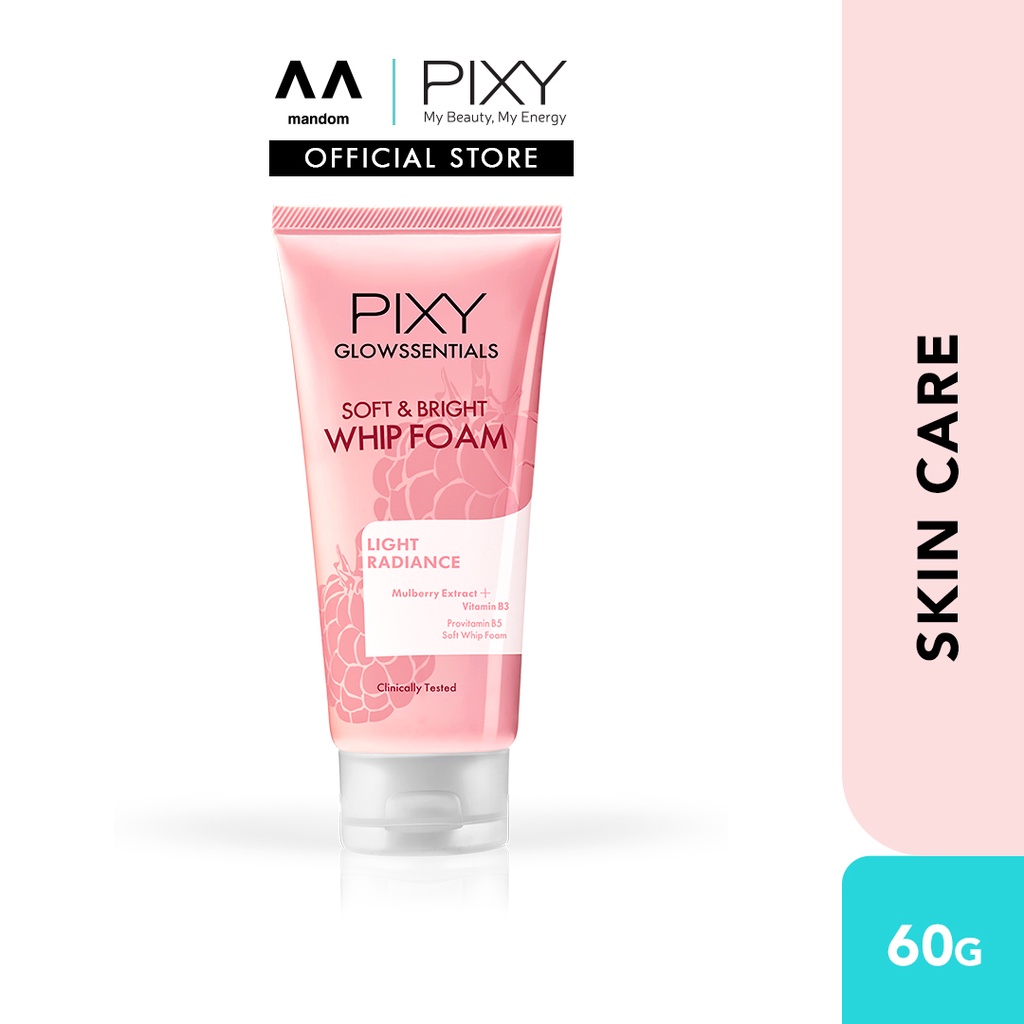 PIXY Glowssentials Light Radiance Soft & Bright Whip Foam 60g (facial ...