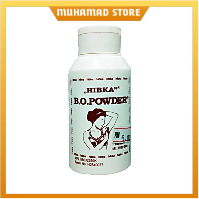 Hibka B.O.Powder (60gram) | Shopee Malaysia