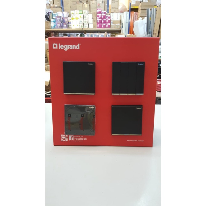LEGRAND GALION SWITCH ( MATT BLACK ) | Shopee Malaysia