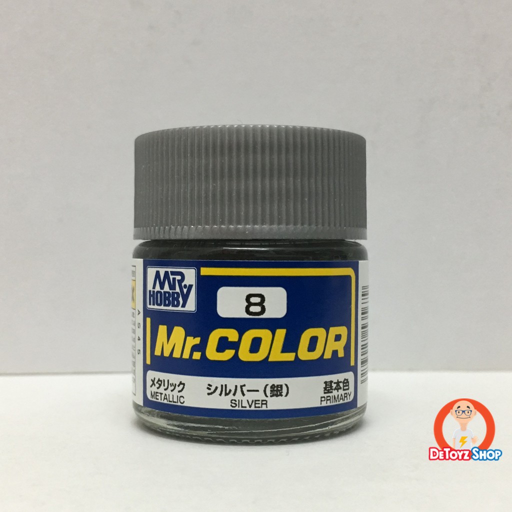 [Mr Hobby] Mr Color C-8 Silver Gloss Primary (10ml) | Shopee Malaysia