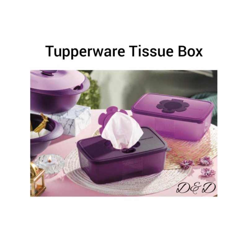 Tupperware Tissue Box | Tissue Storage Container | Tissue Keeper - 1 ...