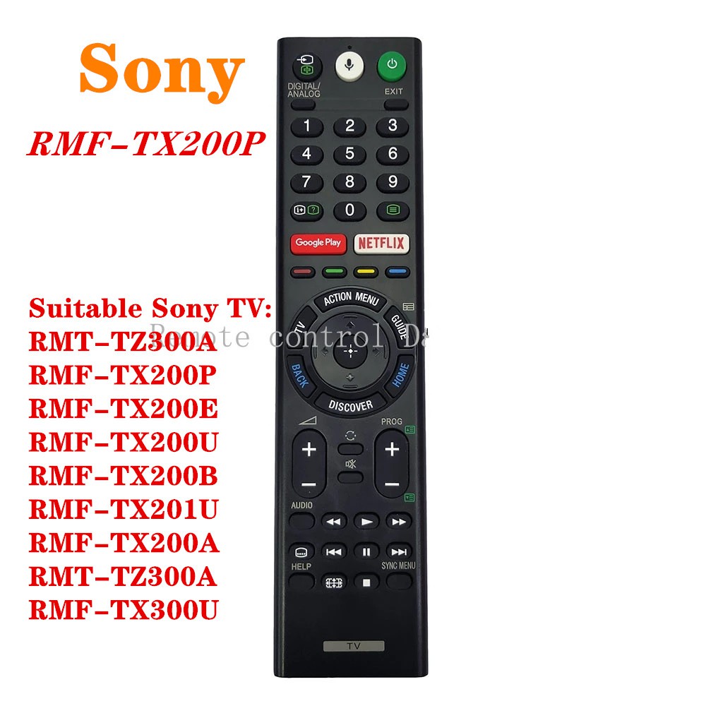 SONY RMF-TX200P Remote Control for Sony TV RMT-TZ300A RMF-TX200P RMF ...