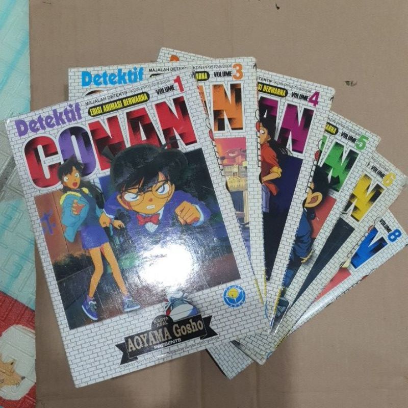 KOMIK MANGA DETEKTIF CONAN EDISI ANIMASI BERWARNA (BM) | Shopee Malaysia