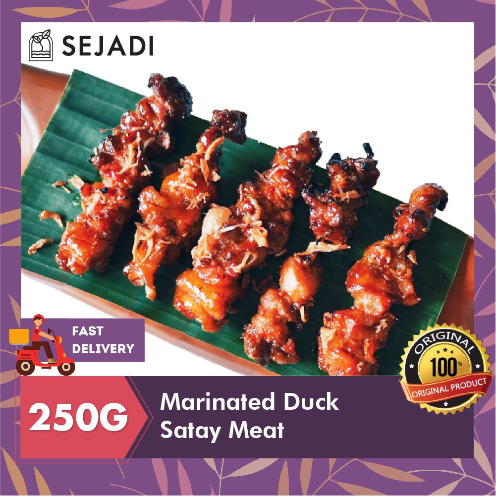 Marinated Duck Satay Meat - Halal Satay Daging Itik Cherry Valley | BeeCost