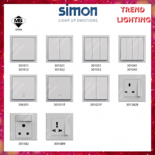 Simon E3 Socket Modern Switch Design Wall Switch Slim Door Bell Plug ...
