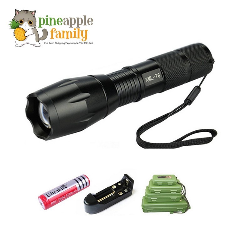 6000LM Shadowhawk X800 L2 LED ZOOM Flashlight Torch Powerful battery ...