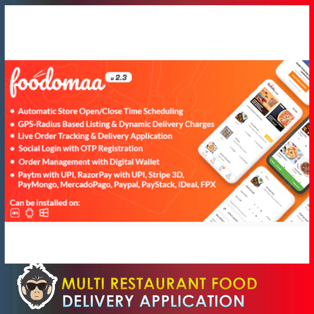 Multi-restaurant Food Ordering, Restaurant Management Delivery ...