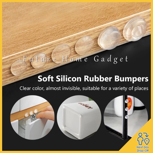 【READY STOCK】 3M Adhesive Transparent Buffer Pads Cabinet Door Bumpers ...