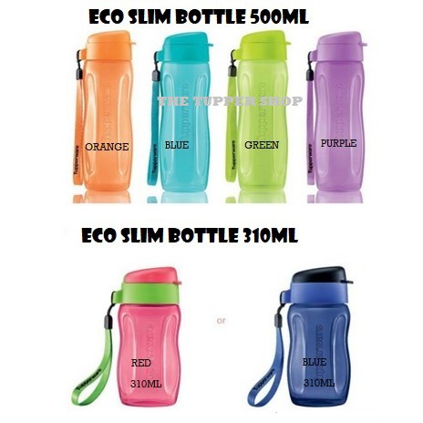 Tupperware Slim Eco Bottle 500ml/310ml | Shopee Malaysia