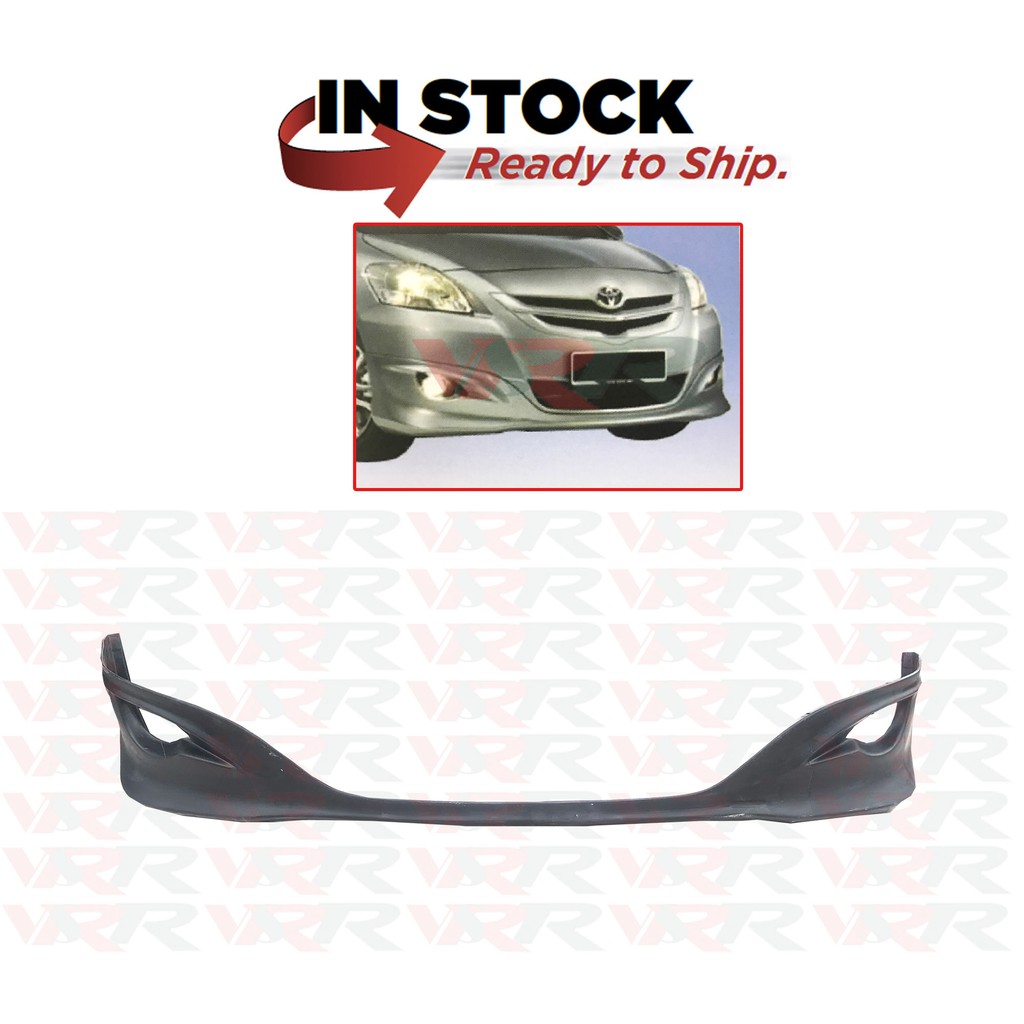 Toyota Vios 2nd Gen (2008) T.STV Front Skirt With Logo Bumper Lower ...