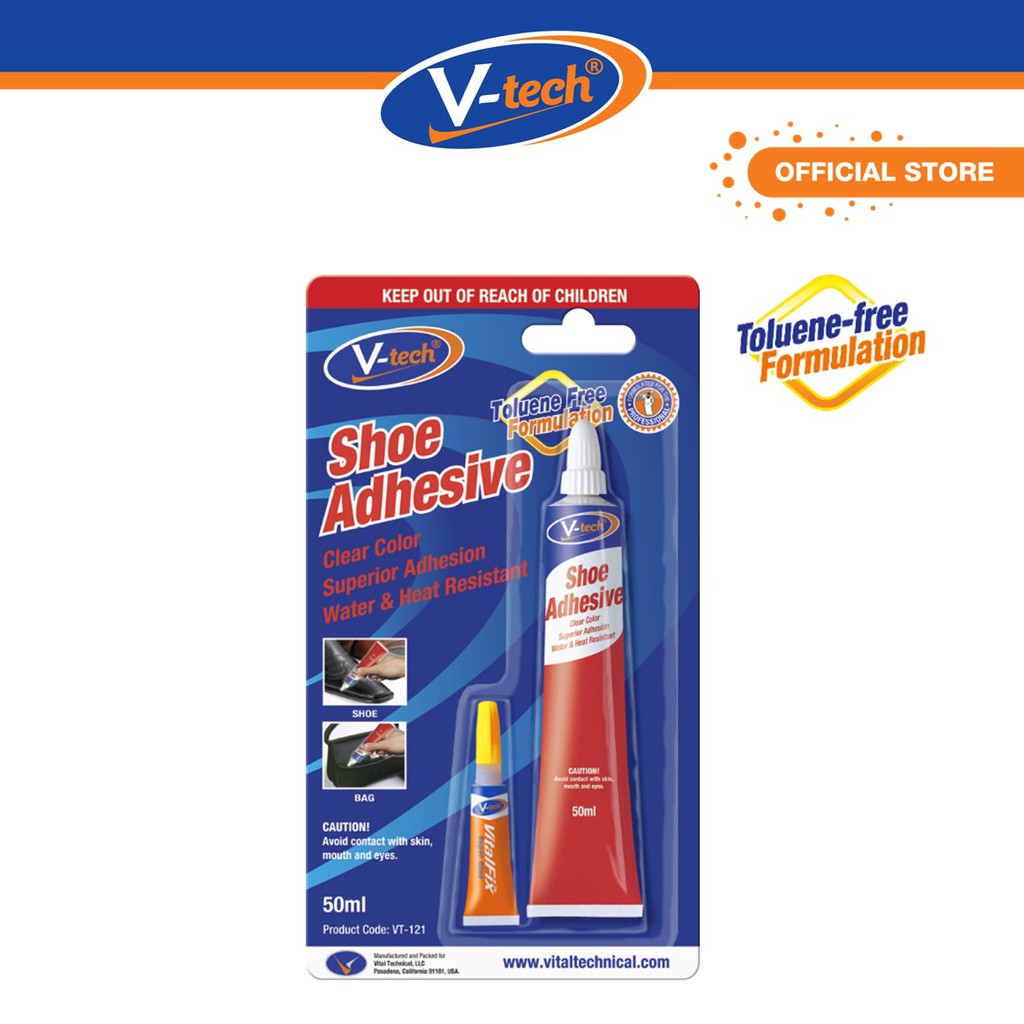 V-tech VT-121B1 Shoe Adhesive FOC 1 Super Glue (50ml) | Shopee Malaysia
