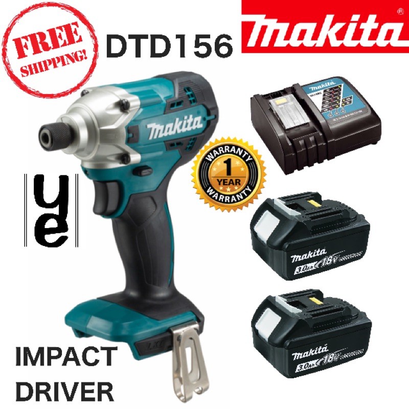 MAKITA DTD156 18V IMPACT DRIVER -1 YEAR WARRANTY | Shopee Malaysia