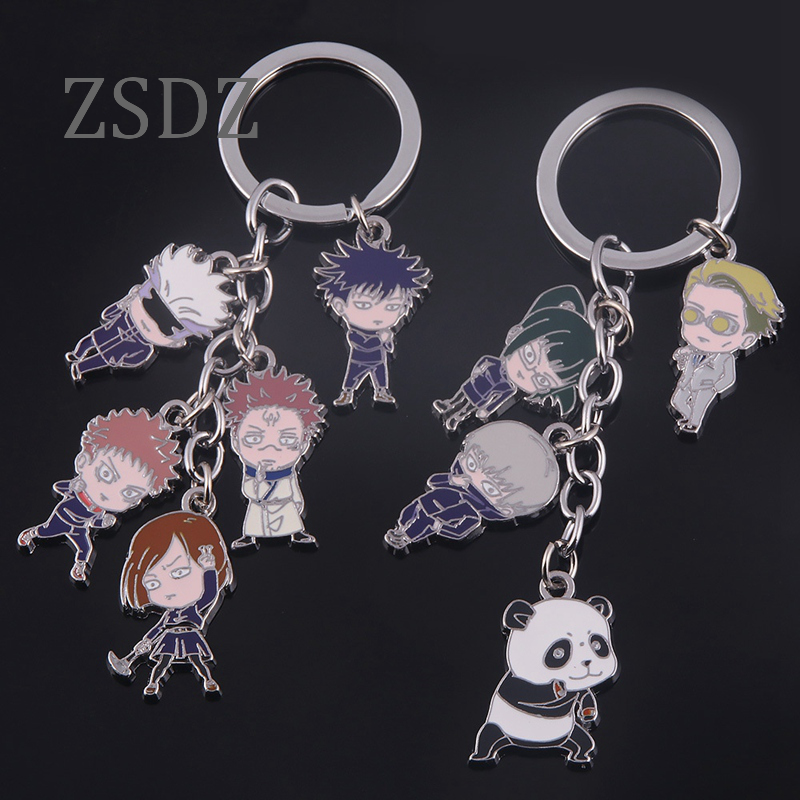 Jujutsu Kaisen Gojo Satoru Keychains Yuji Itadori Megumi Fushiguro ...