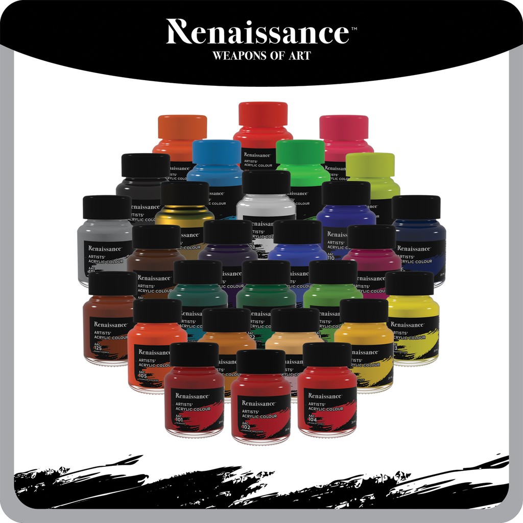 Renaissance Acrylic Colour 20ml | Shopee Malaysia