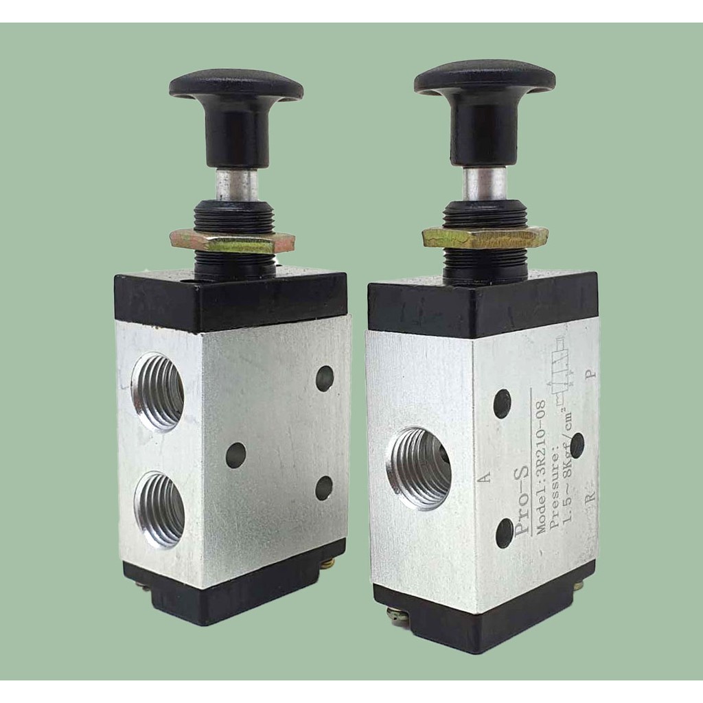 Pro-S 3R210-08 3/2 Way Hand Push Pull control Valve. High Quality ...