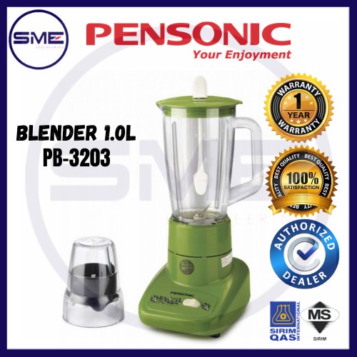 Pensonic Blender with Mill - Green (1.0L) PB-3203 | Shopee Malaysia