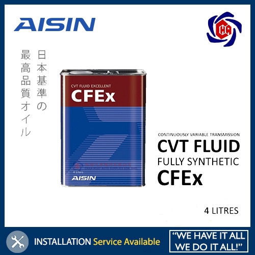 AISIN Fully Synthetic CVTF (CFEx) - CVT Transmission Fluid (4L ...
