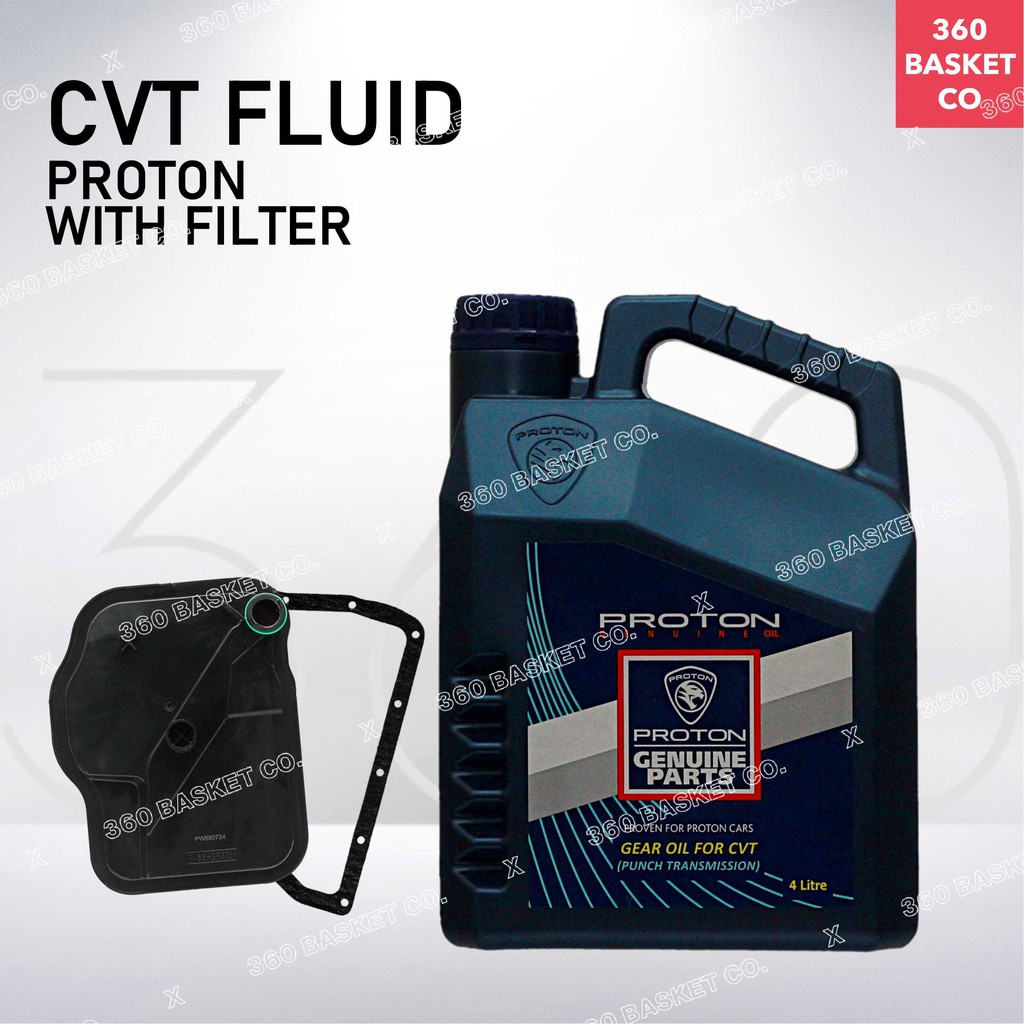 GENUINE ORIGINAL PROTON MINYAK ATF CVT TRANSMISSION GEAR OIL FLUID (4L ...