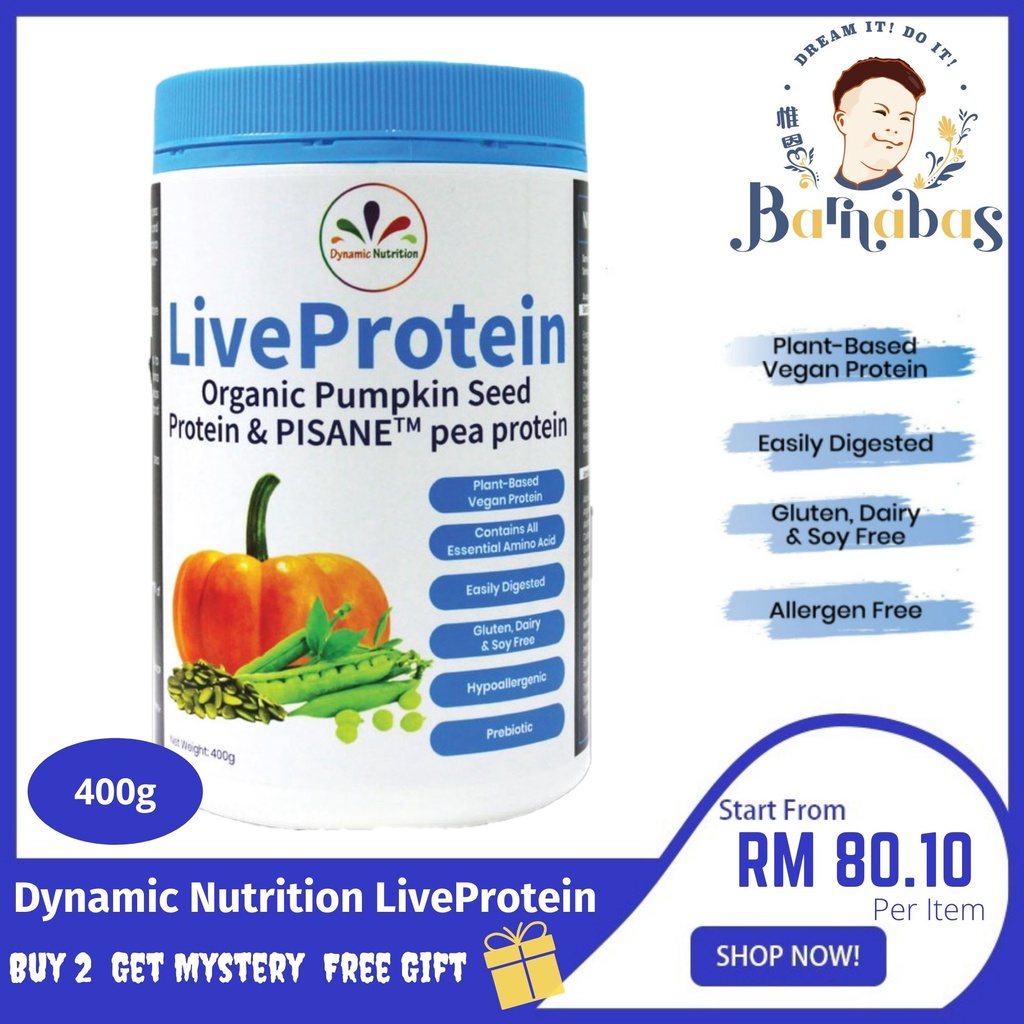 Dynamic Nutrition Live Protein (400g) | Shopee Malaysia