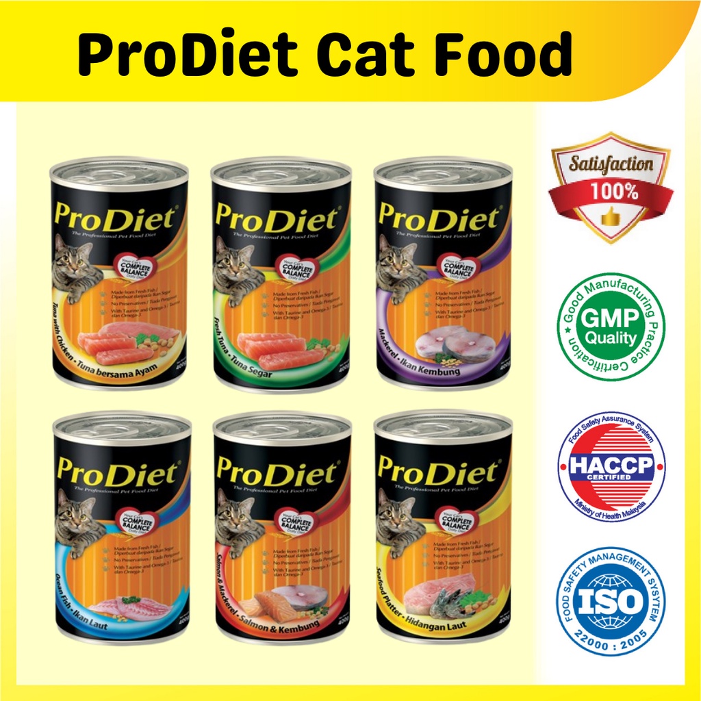 ProDiet Wet Cat Food Adult & Kitten (400g & 85g) | Shopee Malaysia