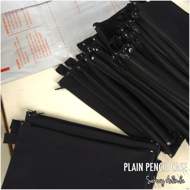 PLAIN PENCIL CASE (8”x6”) | Shopee Malaysia
