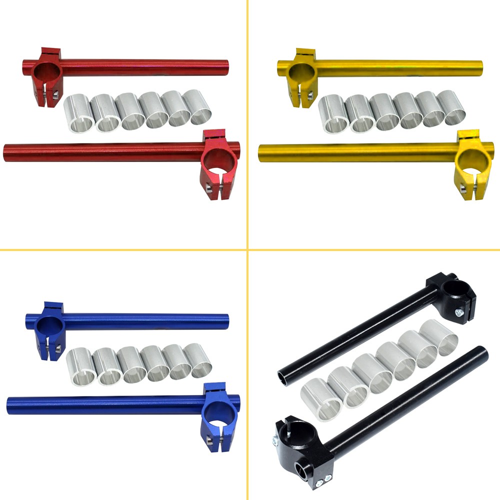 Universal Motorcycle CNC Cafe Racer Handlebar Racing Adjustable 26MM ...