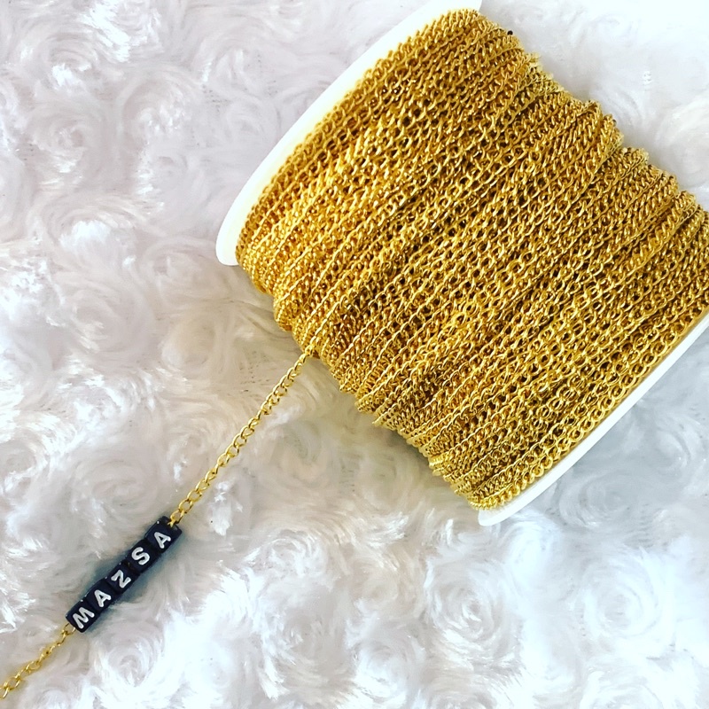 RANTAI IRON GOLD SAIZ KECIL (2mm) | Shopee Malaysia