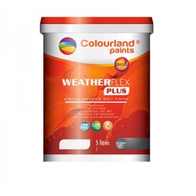 Colourland Paint - Weatherflex Plus (5 Litres) | Shopee Malaysia