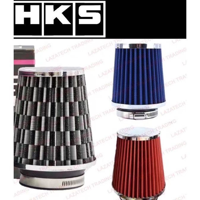 HKS Racing Air Filter 76mm/63mm Universal Car Air Filter READYSTOCK In ...