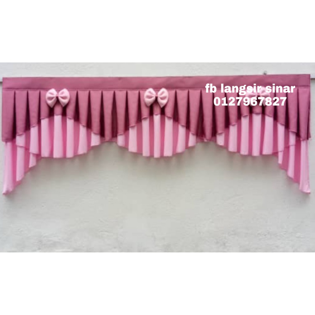 Langsir Cantik ReadyMade Bilik Sliding Door Pintu | Shopee Malaysia