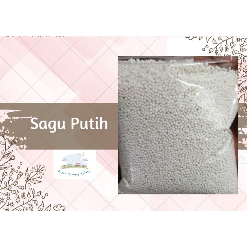 Sagu putih Dan Merah 1/2kg | Shopee Malaysia
