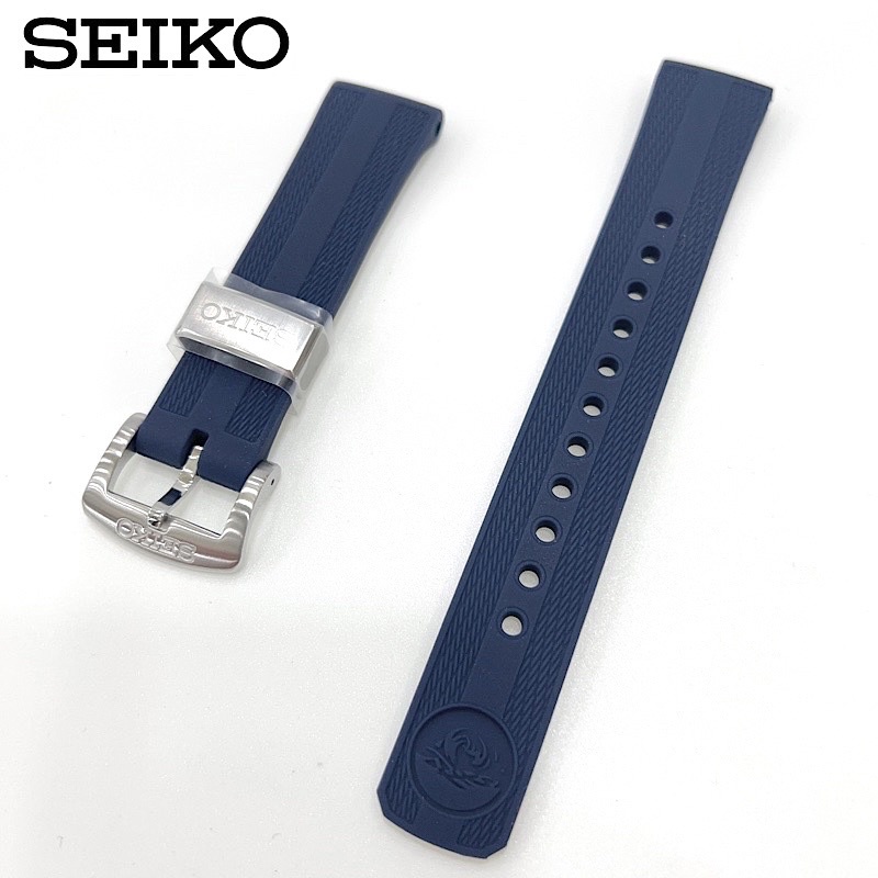 (Original) Seiko Blue Silicon Strap for SPB183J1 (20mm ) / R03E013J0 ...