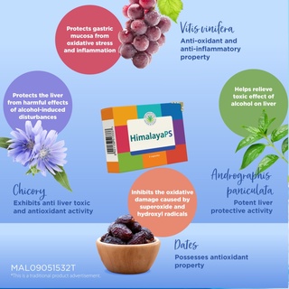 HIMALAYA PS [Party Smart Anti Hangover Pill] (5 CAPSULES) | Shopee Malaysia