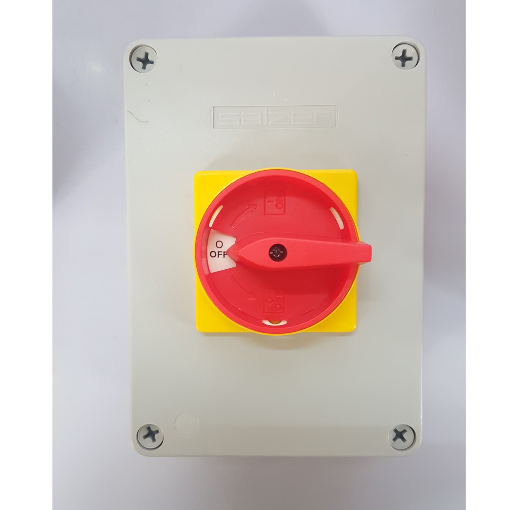 SALZER Load Break Isolator With Padlock Handle IN ABS Enclosure 3poles ...
