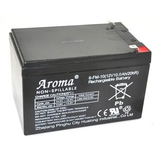 AROMA 12V 10/12AH compatible Rechargeable Sealed Lead Acid Battery For ...