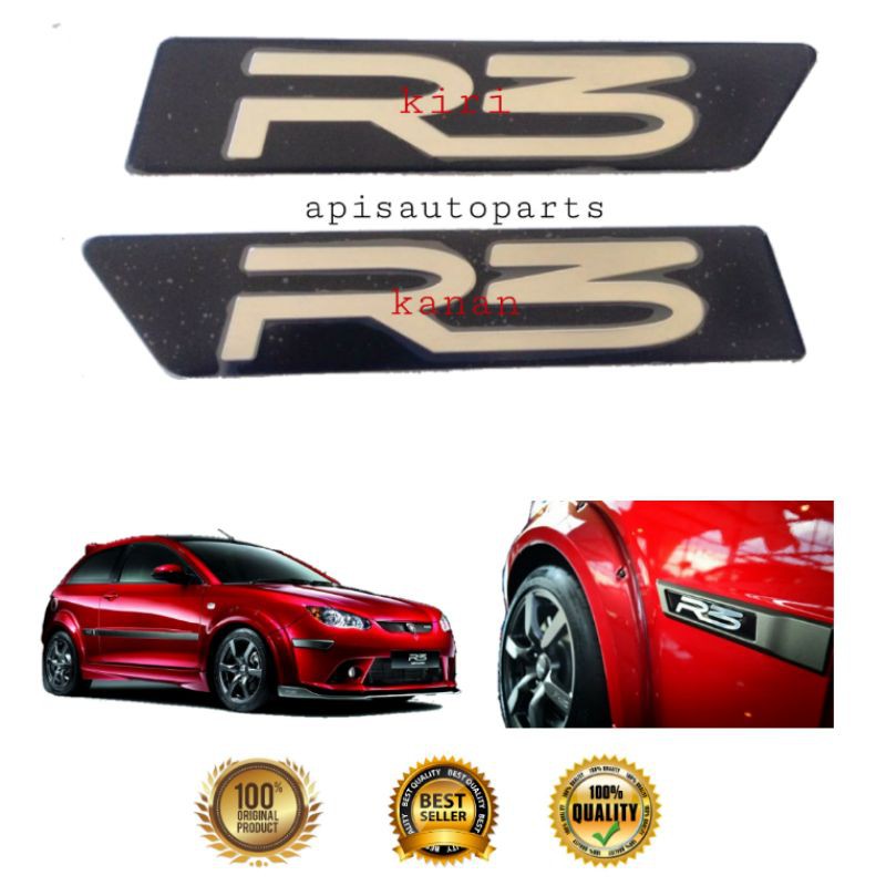 PROTON SATRIA NEO R3 EMBLEM LOGO( ORIGINAL ) | Shopee Malaysia