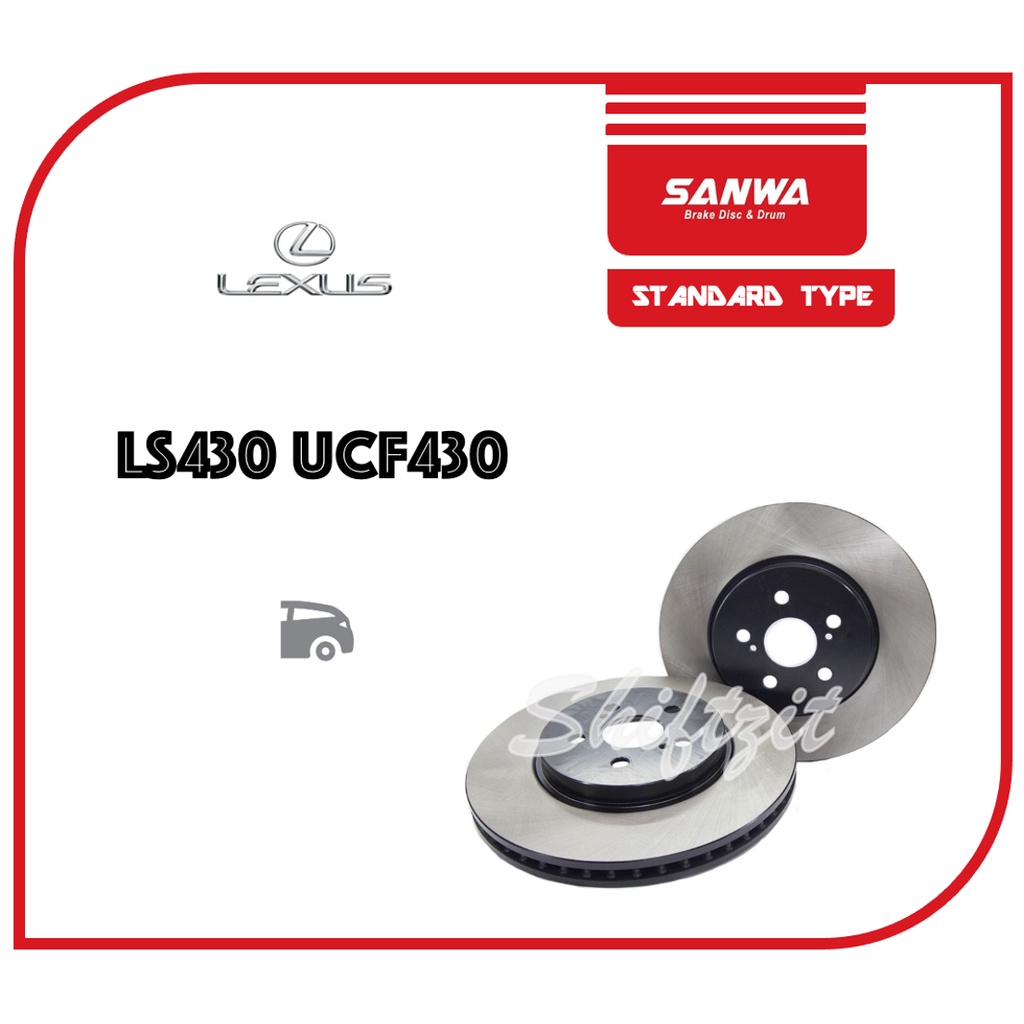 Sanwa Standard Rear Brake Disc - Lexus LS430 UCF430 | Shopee Malaysia
