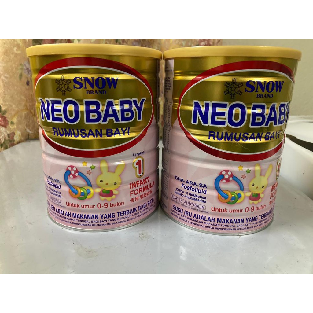 Susu SNOW NEO Baby Rumusan Bayi - Step 1 [900 Gram] | Shopee Malaysia