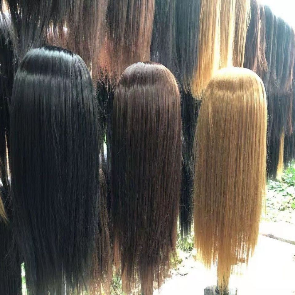 Model kepala model rambut palsu penuh kedai gunting rambut khas latihan ...