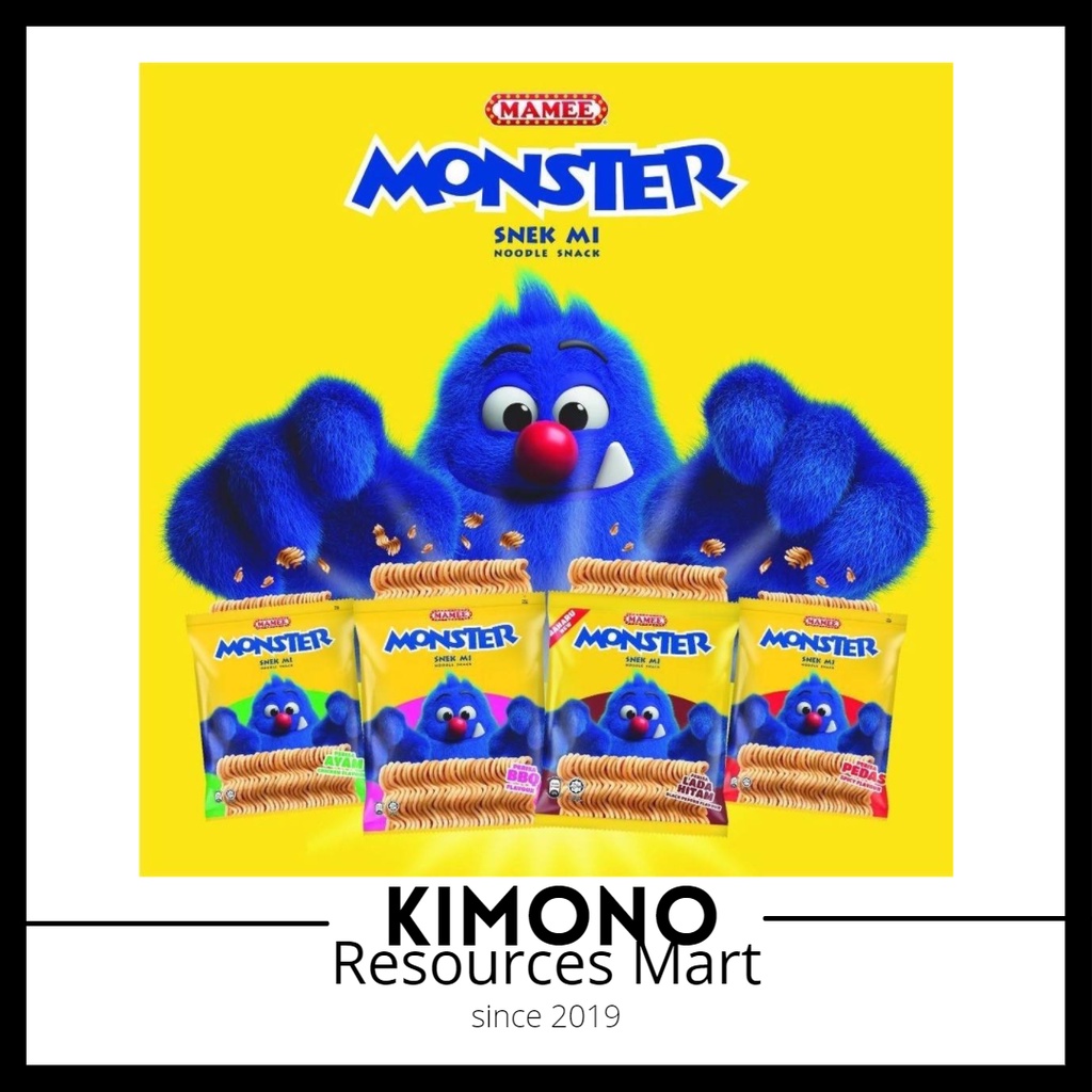 Mamee Snack / Mamee Monster Family Pack BBQ (8*25g) / Crispy Crunch ...