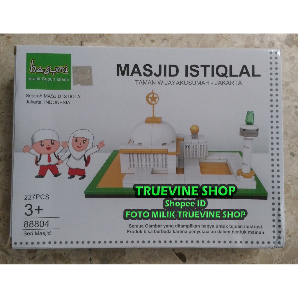 Lego MASJID ISTIQLAL (Muslim / Islamic Children's Educational Toys ...